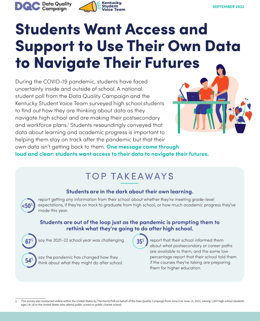 Students Want Their Own Data to Navigate Their Futures | DQC