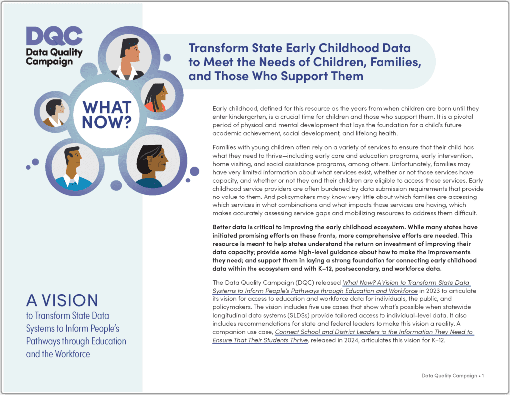 Transforming State Early Childhood Data | DQC
